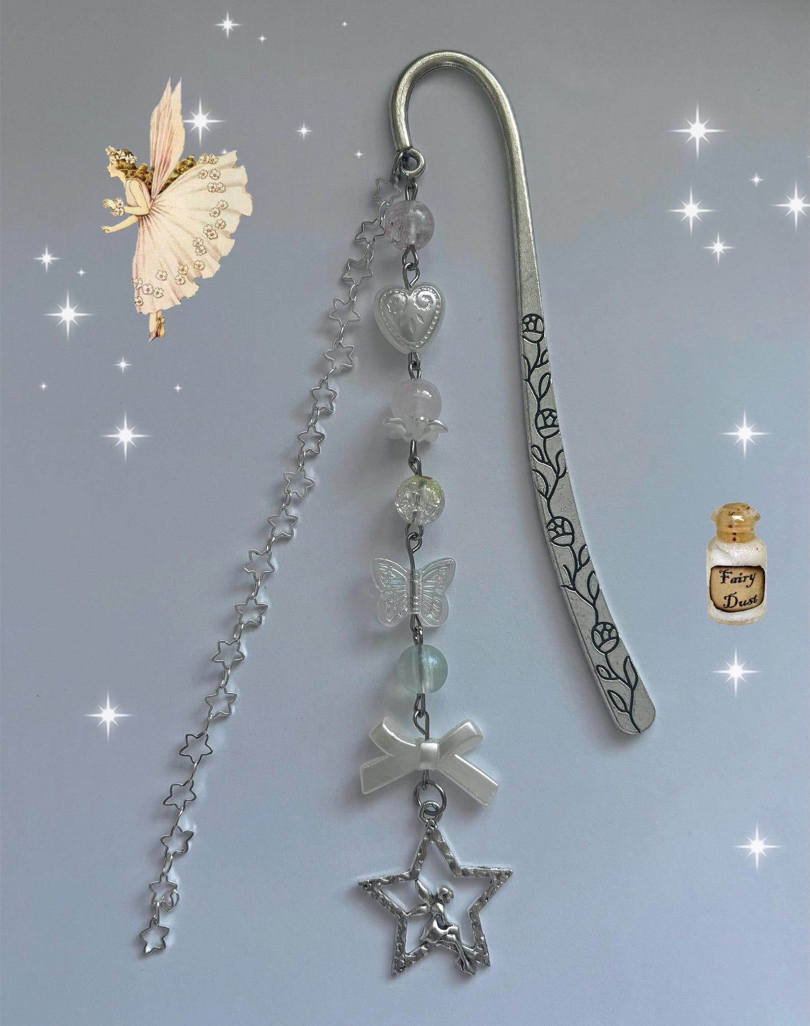 Whimsical Beaded Bookmarks - Fairycore Maximalism Cottagecore ...