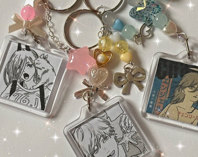 Chainsaw Man Keychains - Etsy