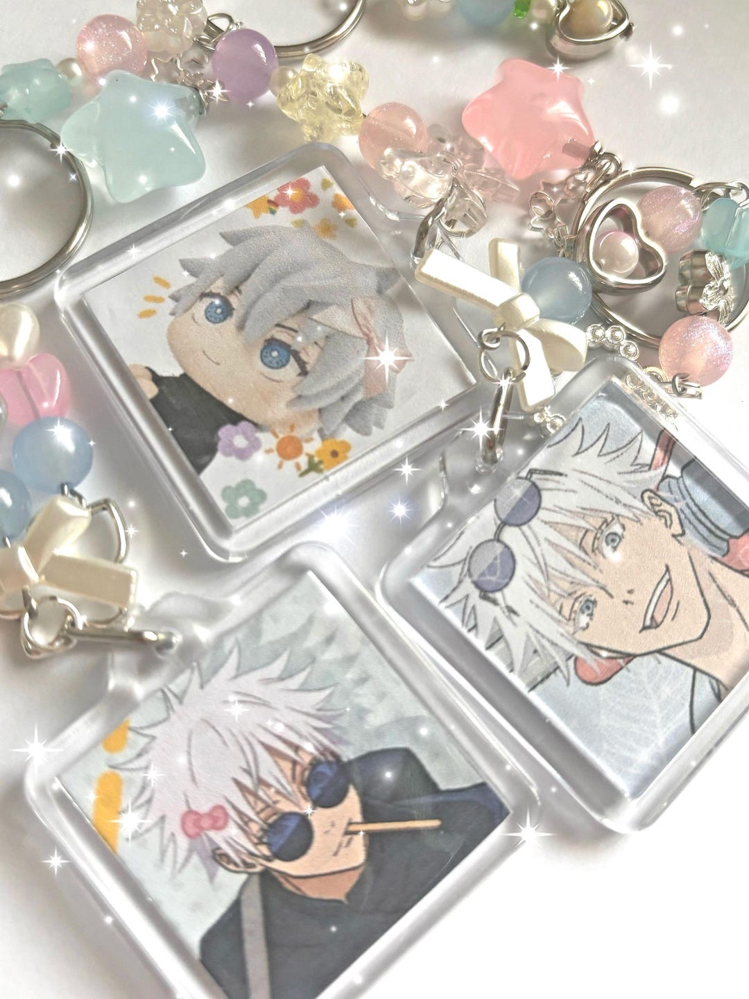 Jujutsu Kaisen Gojo Keychains - Etsy