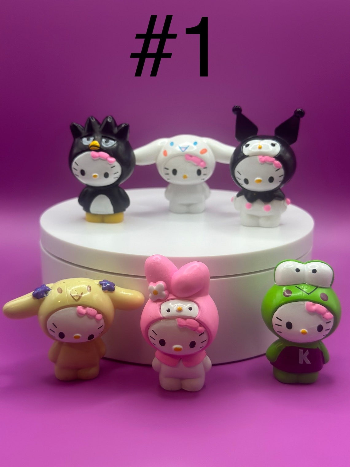 Hello Kitty Bulk Figures Mini Figures Kitty Figure Toys Bling ...