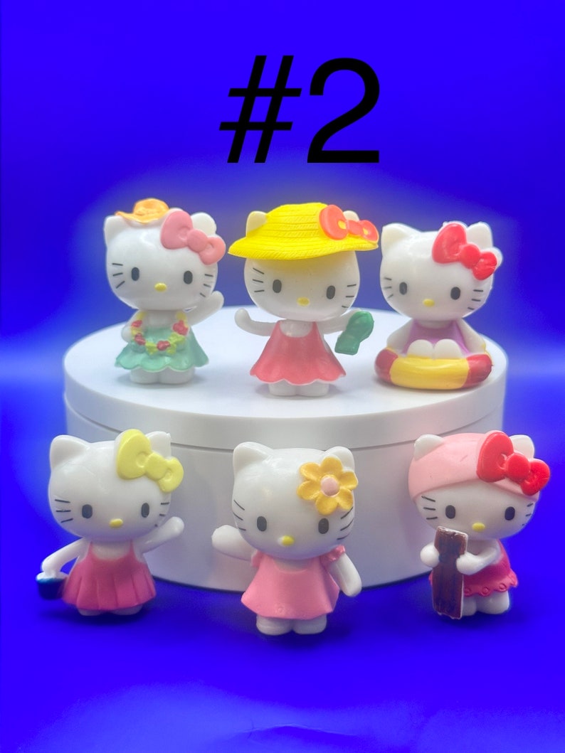 Hello Kitty Bulk Figures Mini Figures Kitty Figure Toys Bling ...
