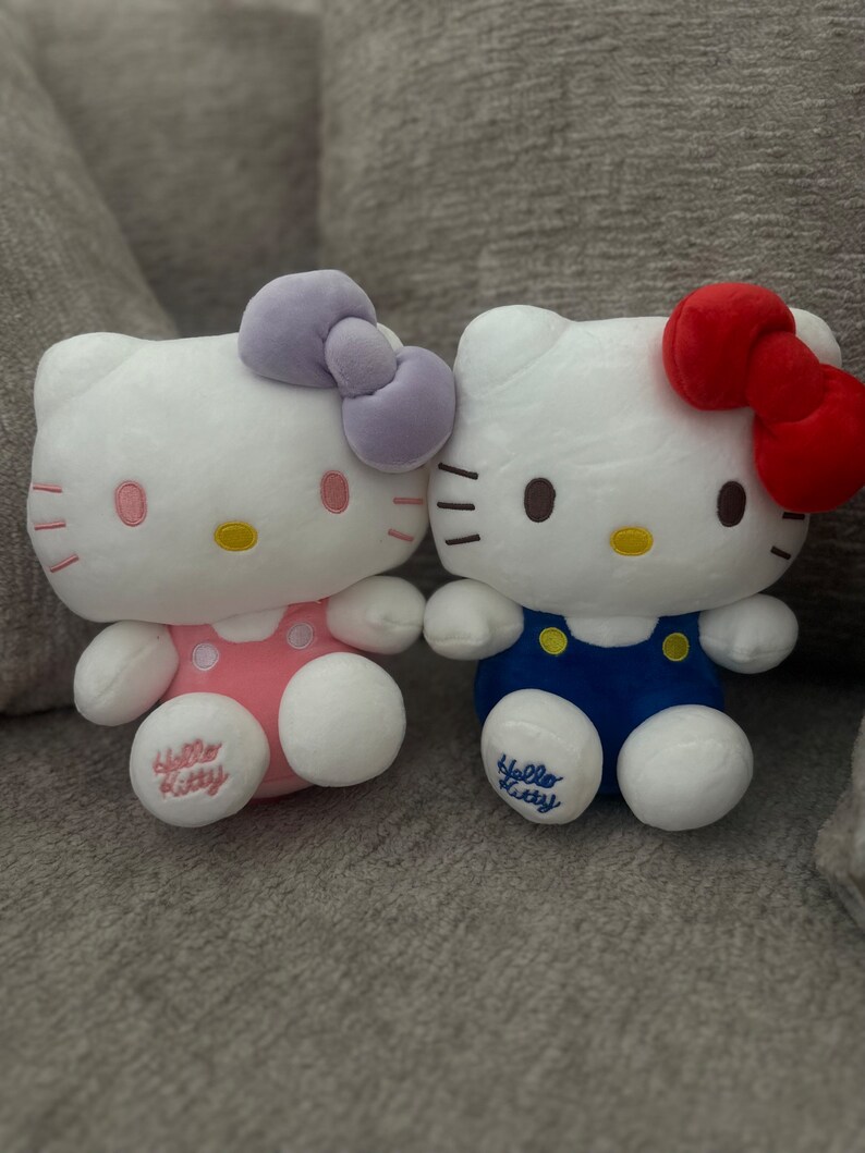Hello Kitty Plushies Sanrio Hello Kitty Anime Kuromi Melody Cartoon ...