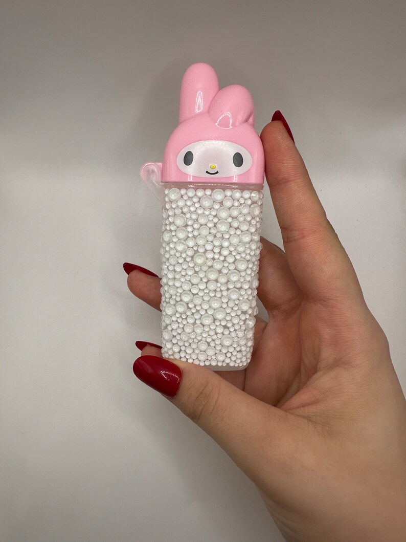 My Melody Empty Case , My Melody Cotton Swab Case, Kawaii Case, Sanrio ...