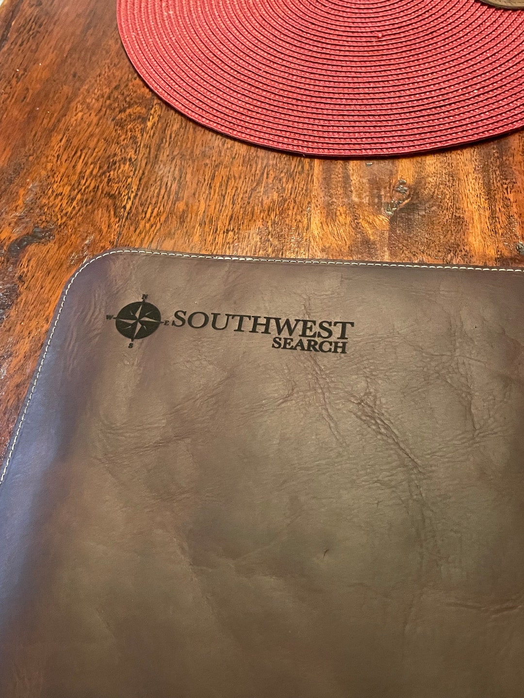 Custom Leather Desk Pad - Etsy