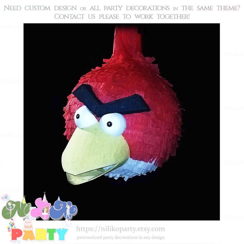 Angry Birds Pinata - Etsy