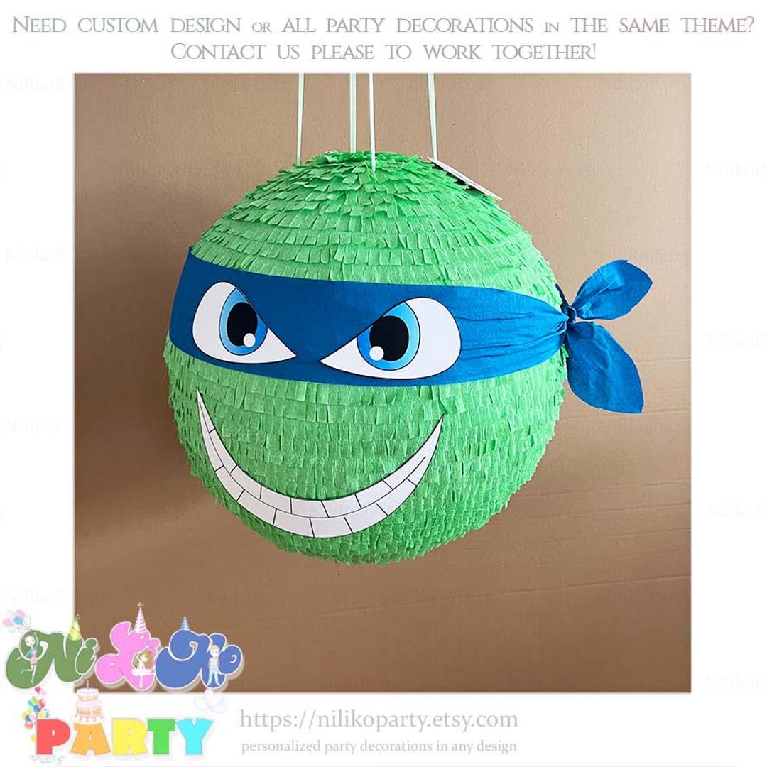 Pinata Ninja Blue, Pinata for Kids Party, Custom Pinata, Kids Birthday ...