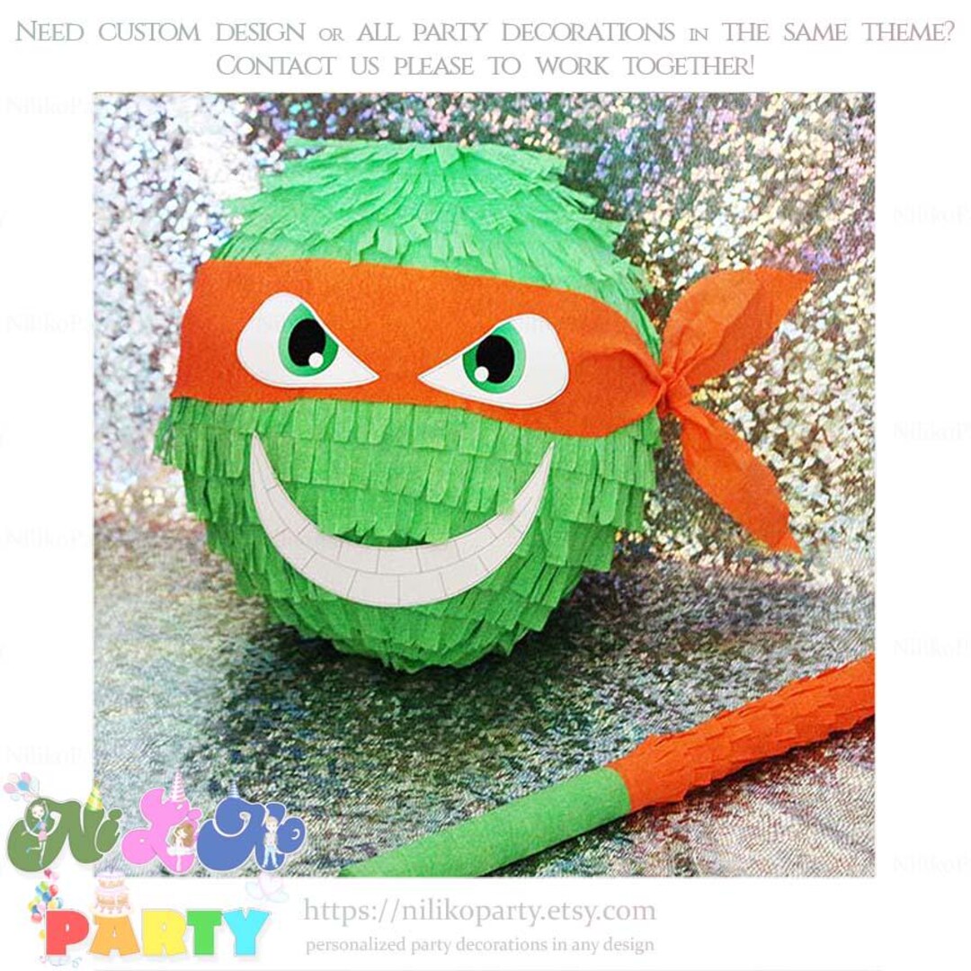Pinata Ninja, Pinata for Kids Party, Custom Pinata, Kids Birthday ...