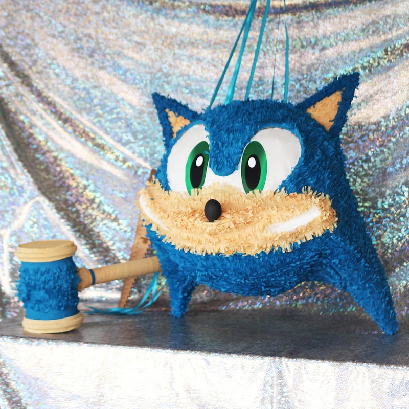 Sonic the Hedgehog Pinata - Etsy