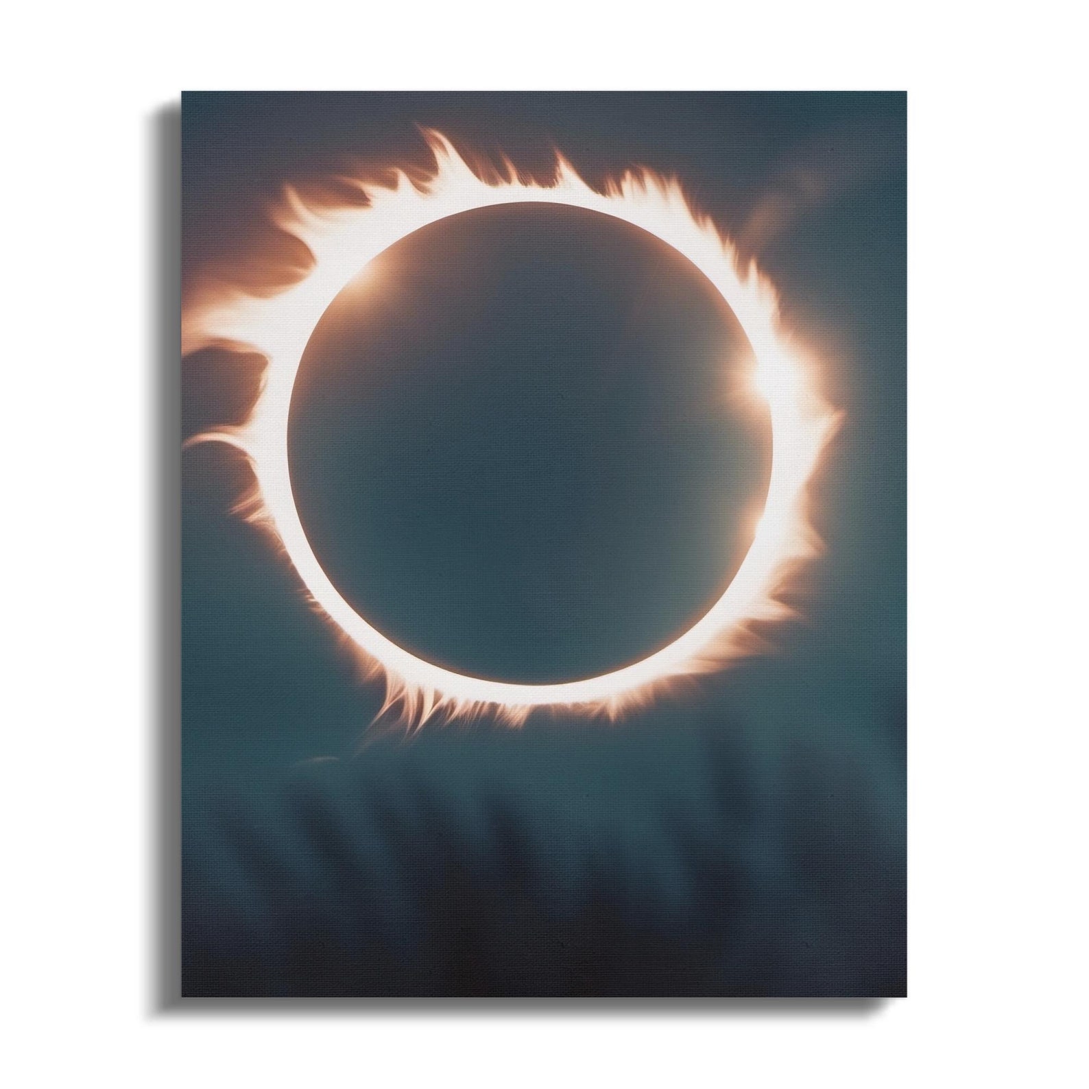 Solar Eclipse Wall Art, Celestial Event Photography, Nature Inspired Lunar Decor, Unique Home ...