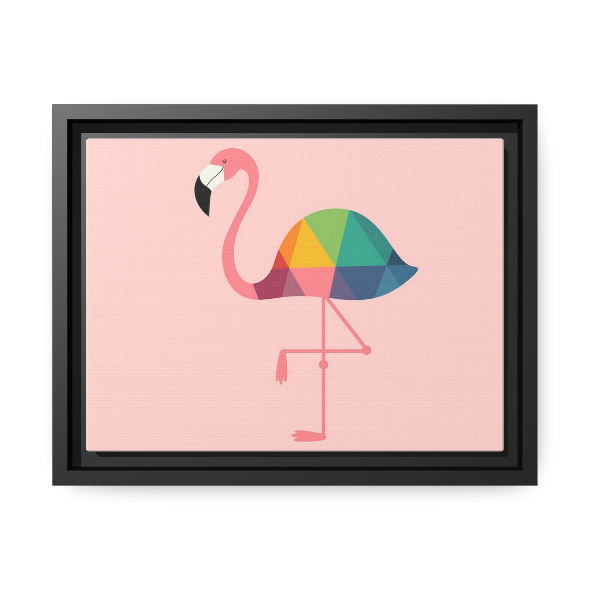 Rainbow Flamingo Frame, Gallery Wall Decor, Creative Display, Living ...