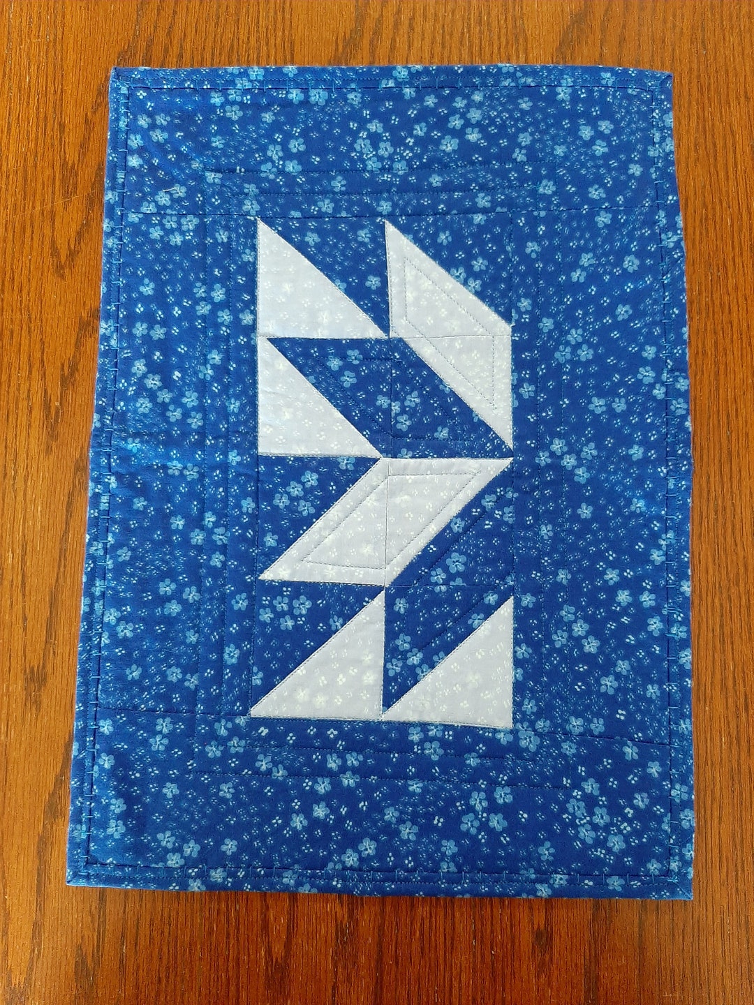 Tablerunner Royal Blue Table Topper - Etsy