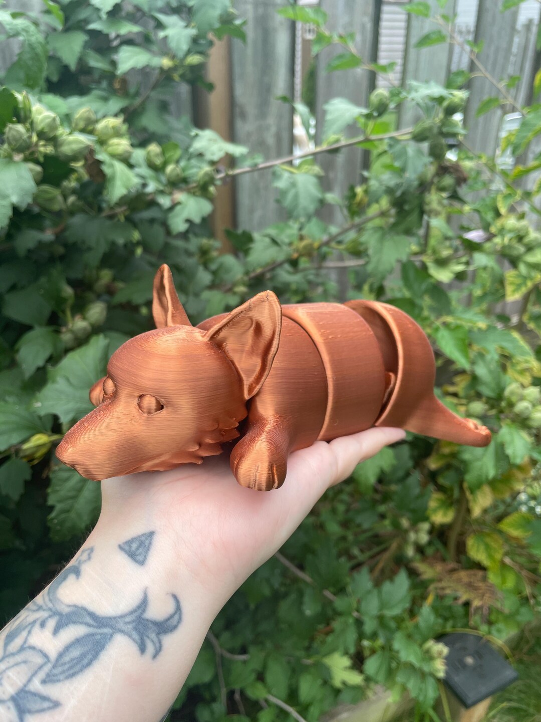 Articulated Corgi Physical 3D Print | Cute | Flexible | Fidget - Etsy