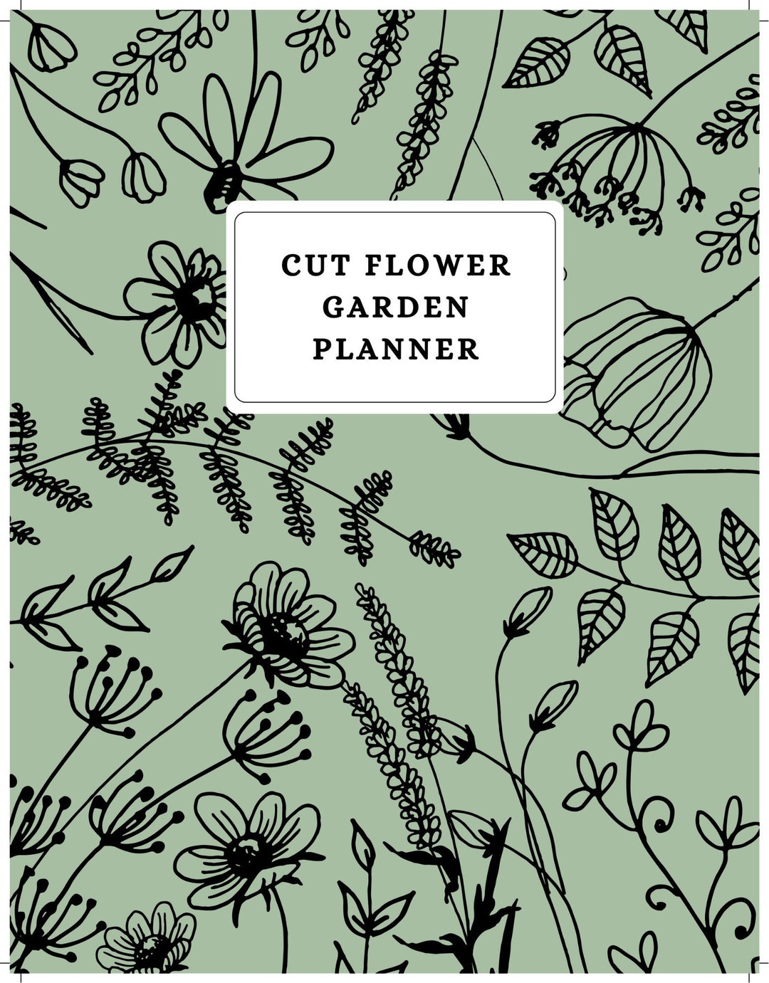 Cut Flower Garden Planner - Etsy