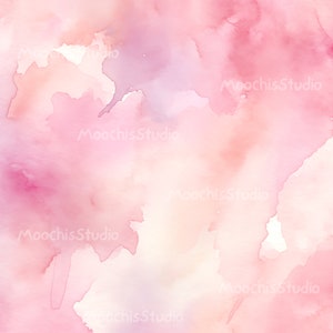 Pastel Pink Watercolour Paper Texture Digital Overlay Clipart Scrapbook ...