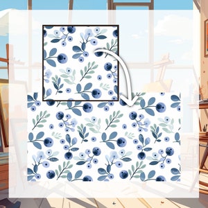 Blueberry Pastel Patterns Mix Seamless Simple Pastel Gentle Cartoon ...