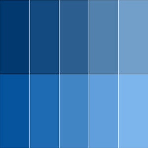 Dark Blue Full Solid Colour Block Digital Paper Color Rainbow ...
