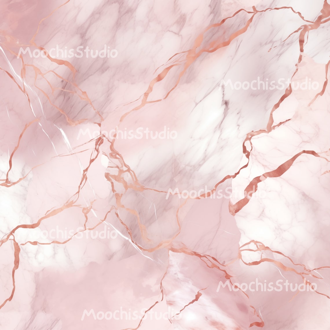 Rose Gold Marble Stone Digital Paper Fine Art Overlay Background ...