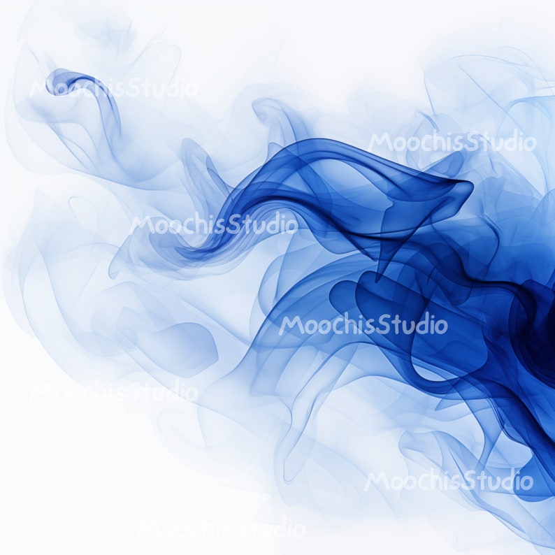 Indigo Smoke White Background Digital Paper Blue Purple JPG Textures ...