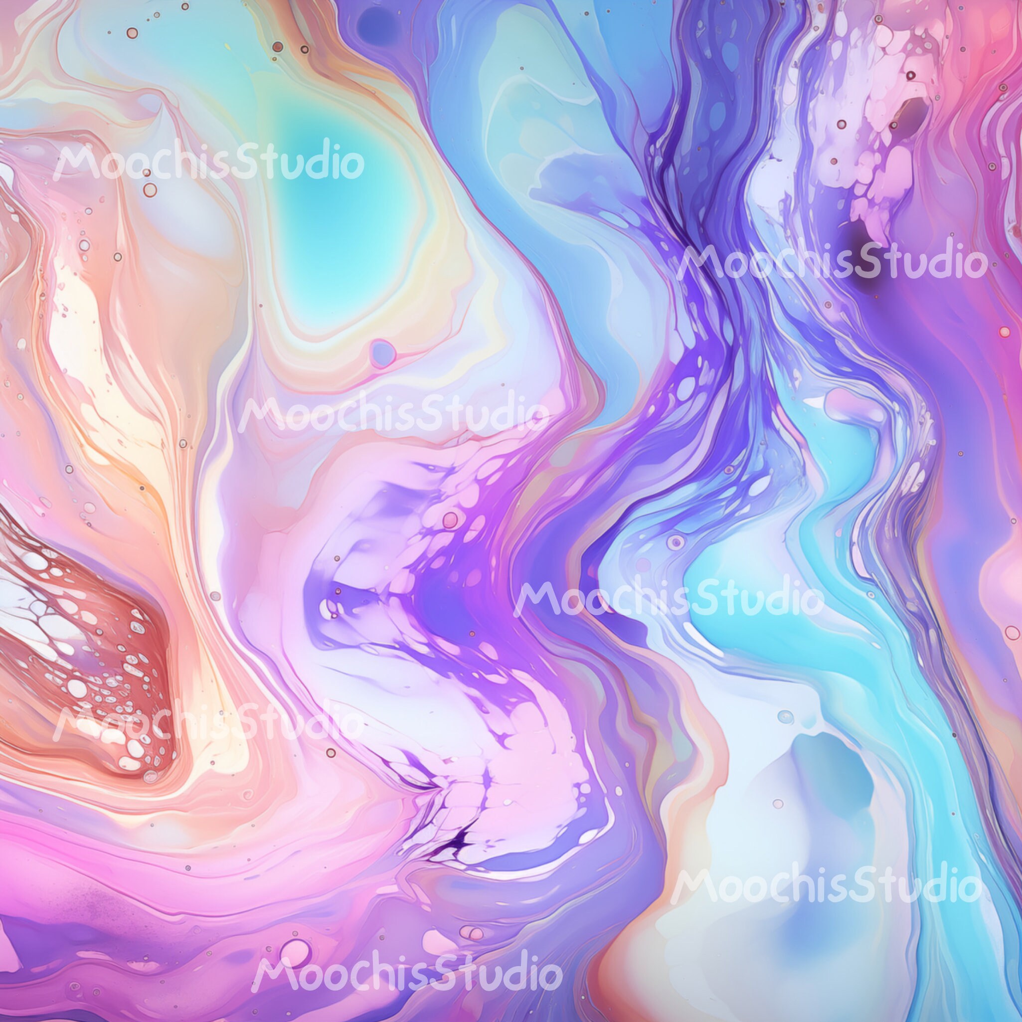 Holographic Ink Digital Paper Overlay Clipart Backgrounds Textures ...