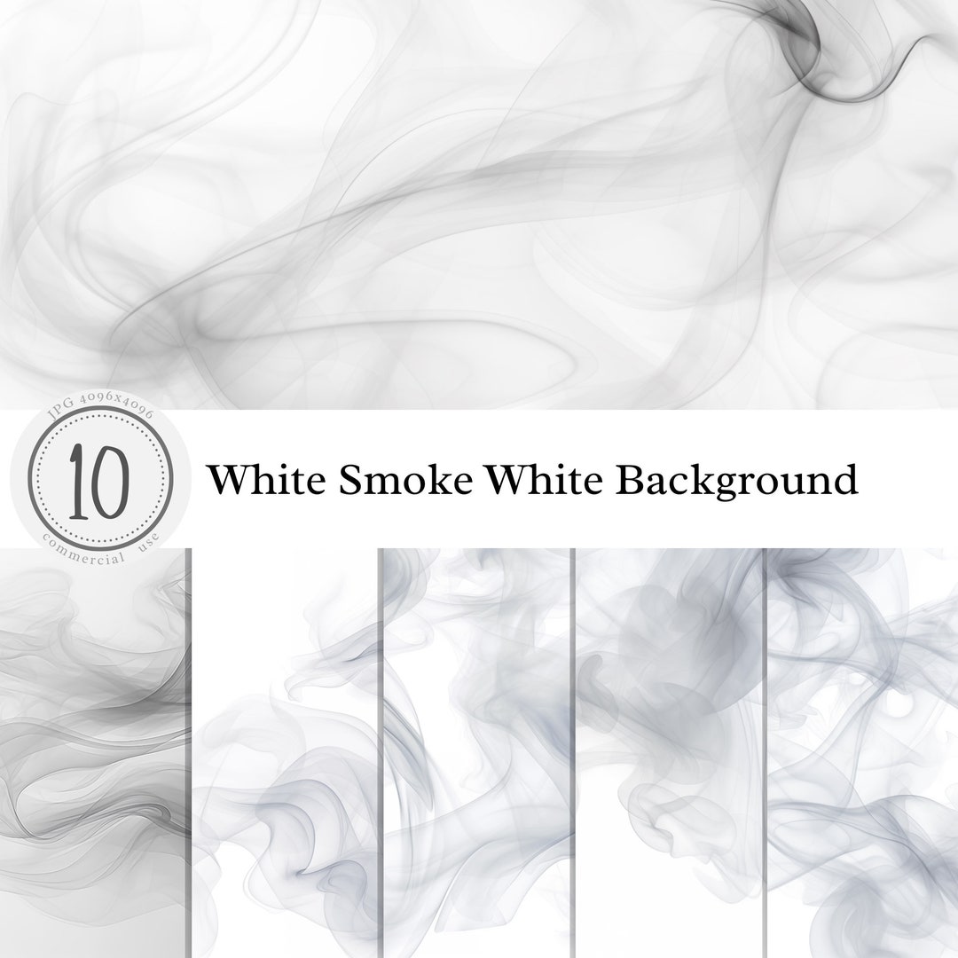 White Smoke White Background Digital Paper JPG Textures Scrapbook ...