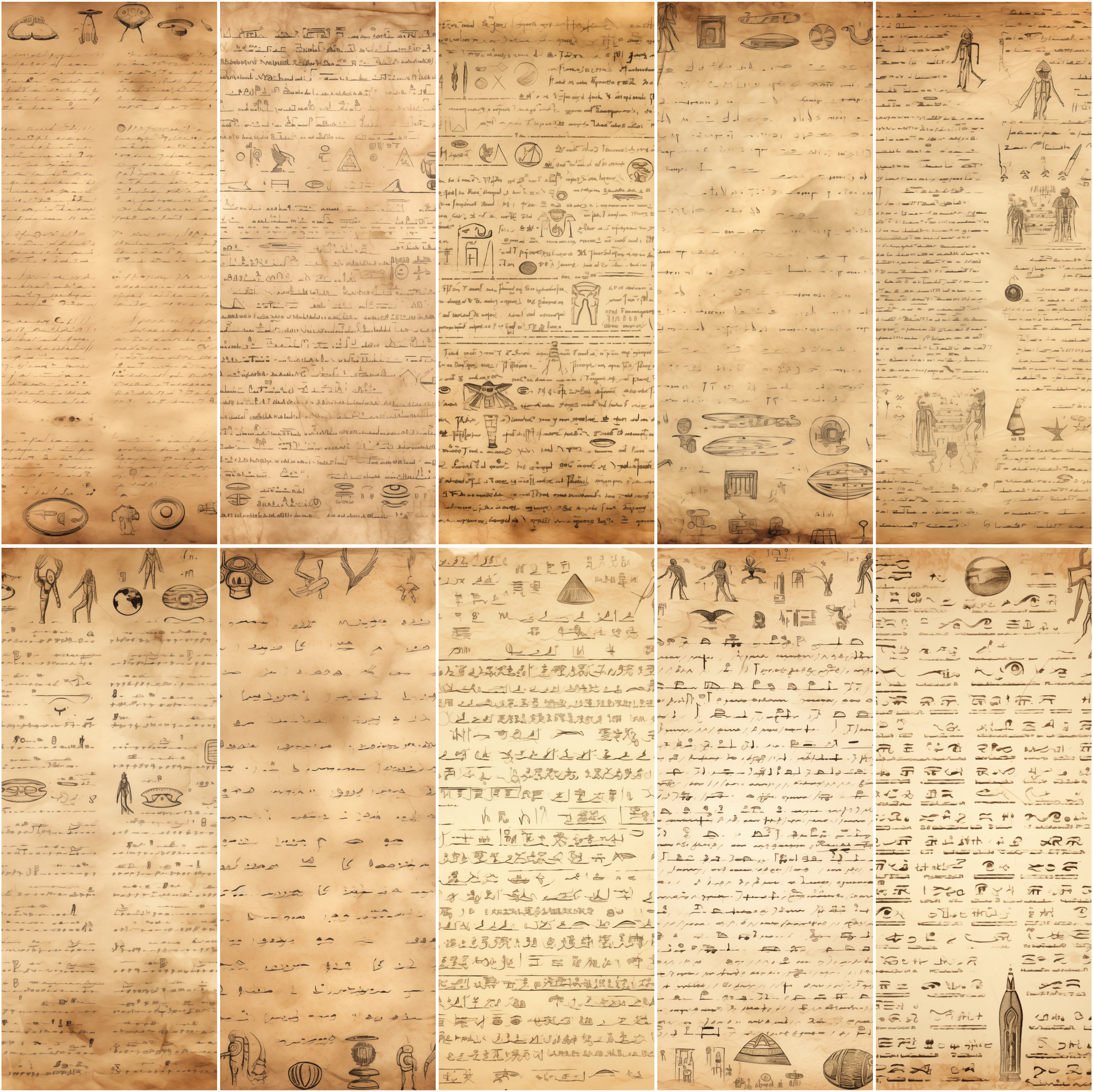 100 Ancient Written Text Vintage Papers Antique Old Calligraphy ...