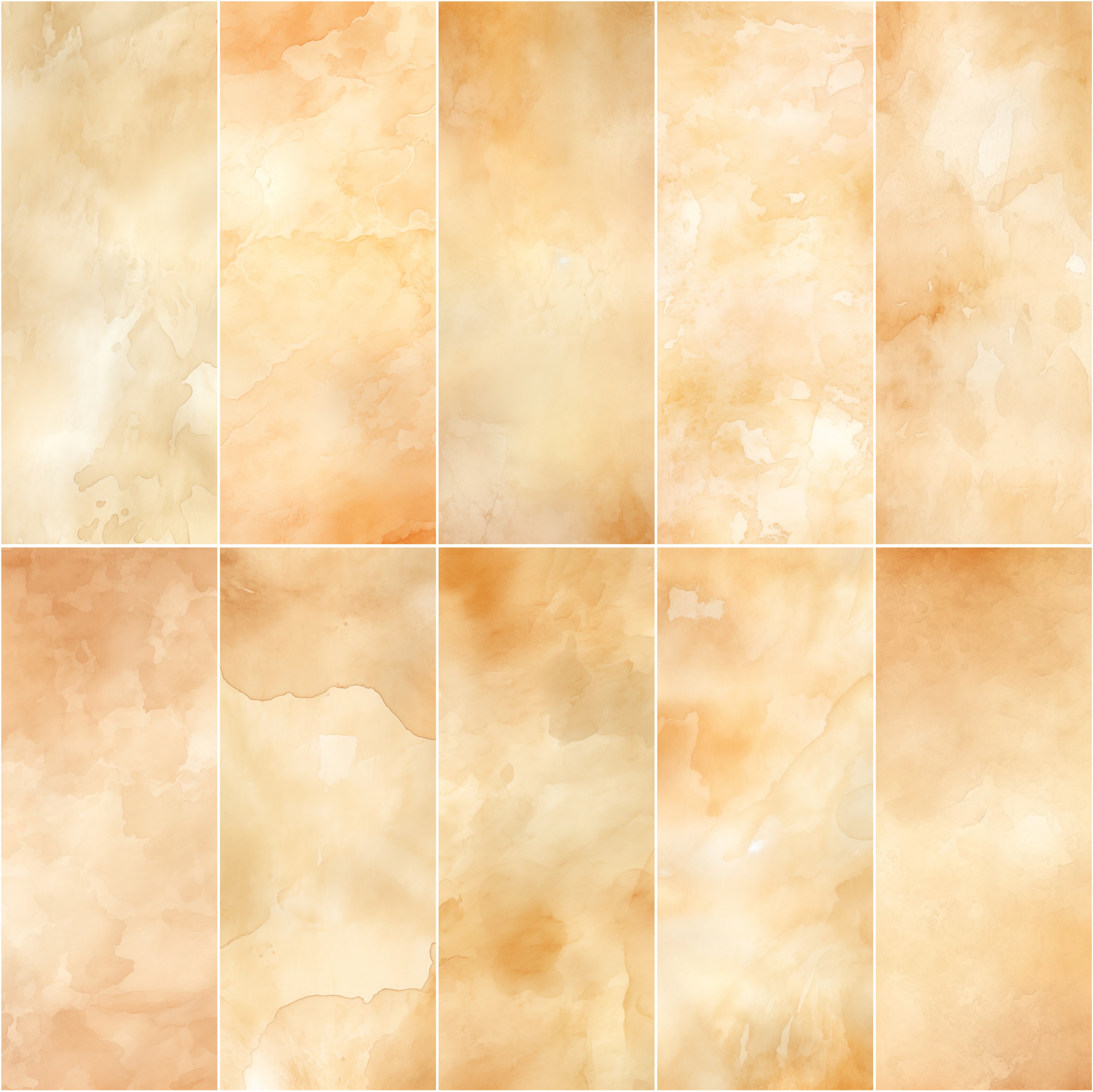 200 Pastel Watercolour Paper Texture Bundle Digital Overlay Clipart ...