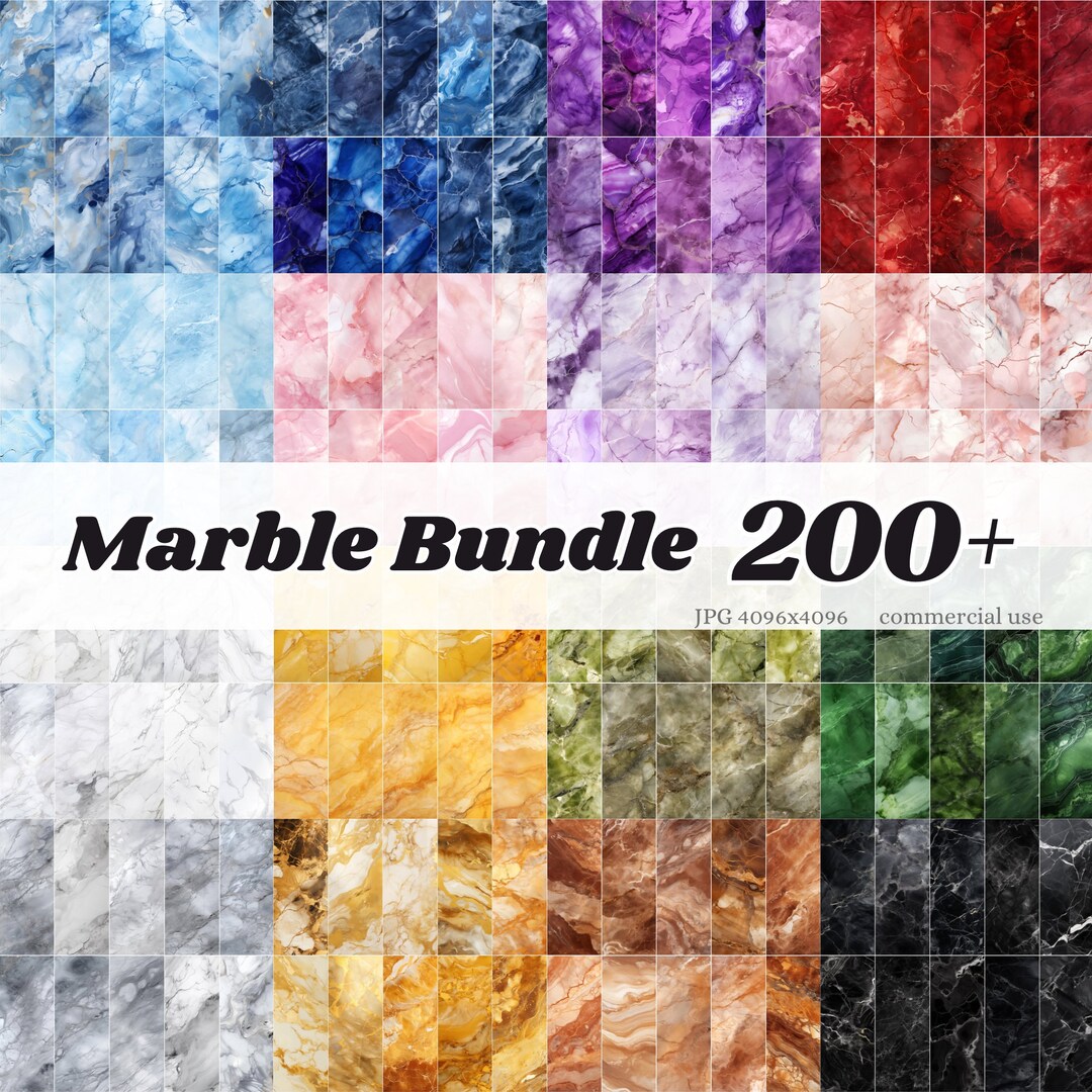 200 Marble Stone Digital Pape Digital Paper Fine Art Overlay Clipart ...