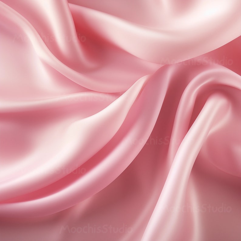 Baby Pink Silk Pastel Fabrics Textures Digital Overlay Clipart ...