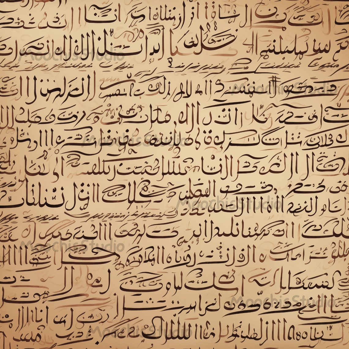 Arabic Ancient Written Text Vintage Papers Antique Old Calligraphy ...