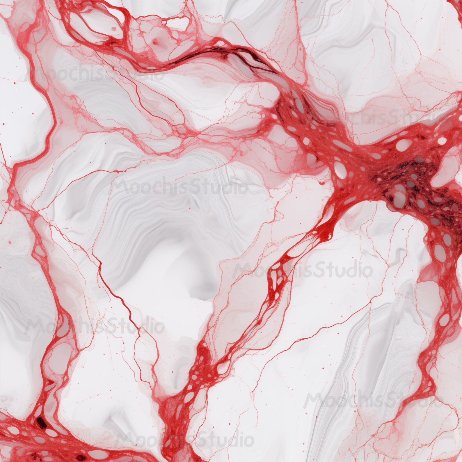 Red Veins Streaks Marble Stone Digital Paper Fine Art Overlay Clipart ...