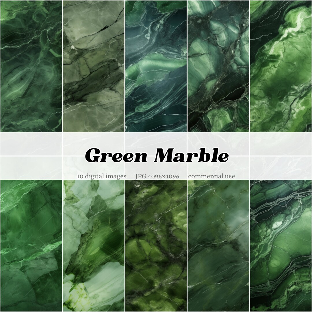 Green Marble Stone Digital Paper Fine Art Overlay Background Texture ...
