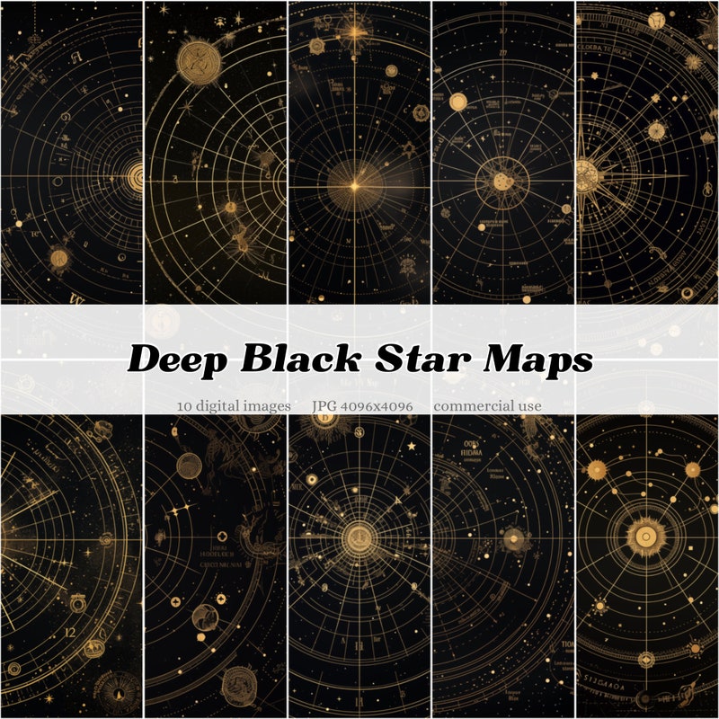 Antique Constellation Map - Etsy