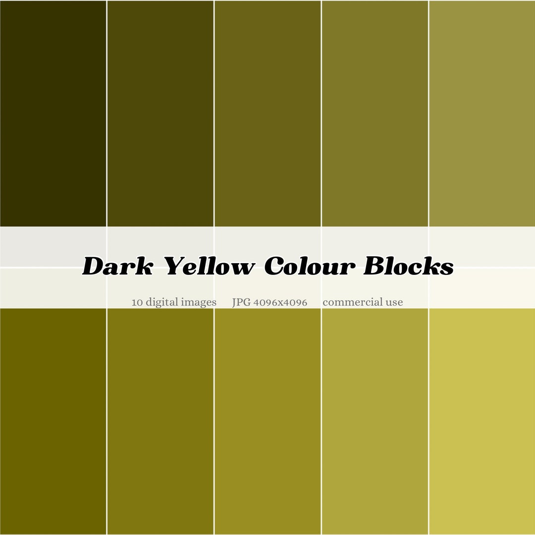 Dark Yellow Full Solid Colour Block Digital Paper Color Background ...