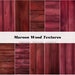 Maroon Wood Textures Digital Paper Brown Red Overlay Backgrounds Planks ...