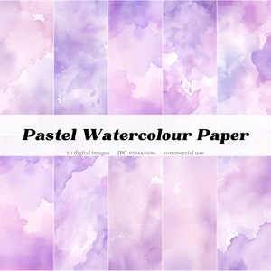 Pastel Purple Watercolour Paper Texture Digital Overlay Clipart ...