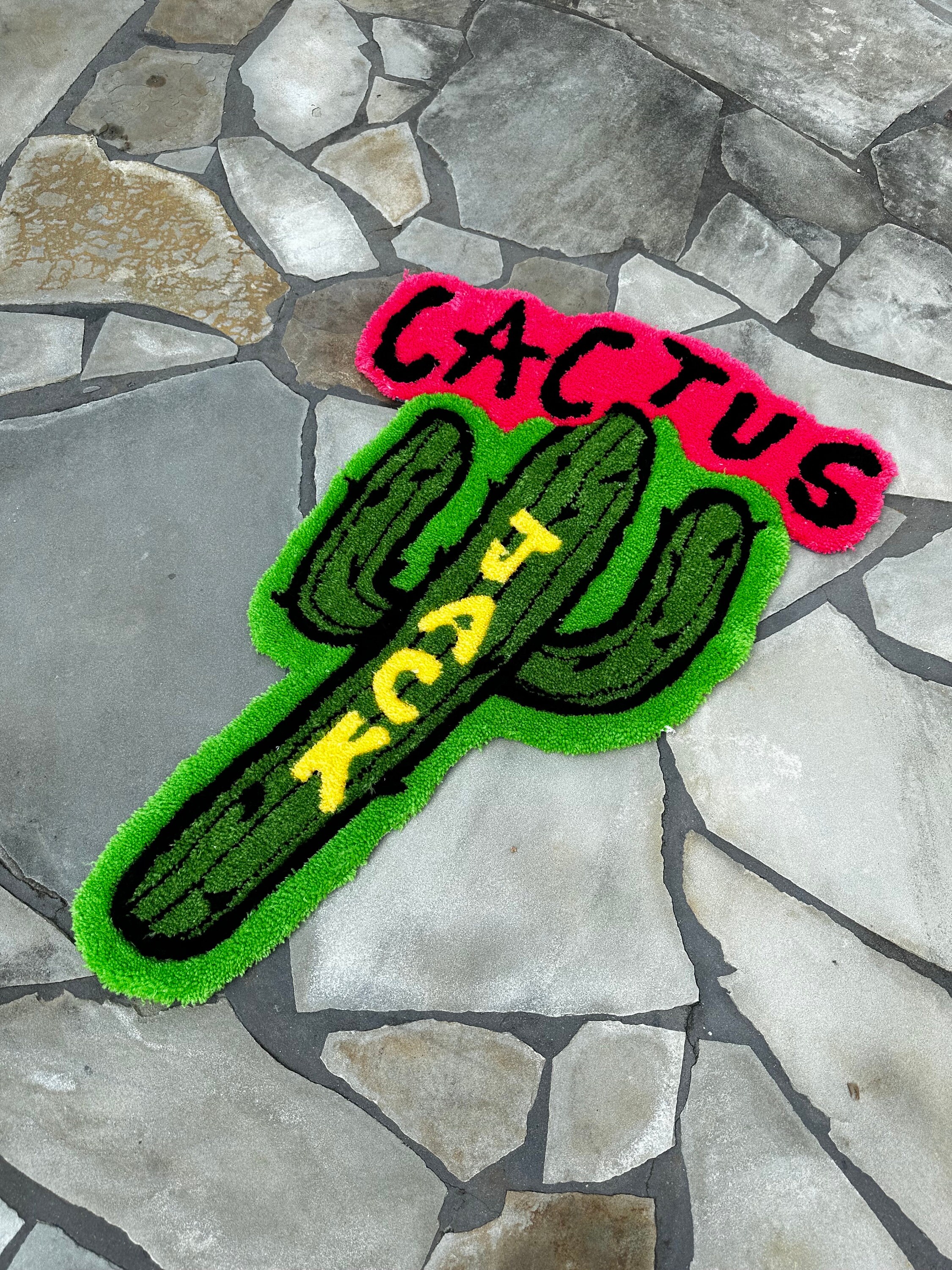 Travis Scott/cactus Jack Handmade Tufted Rug - Etsy Travis Scott/cactus Jack Handmade Tufted Rug - Etsy