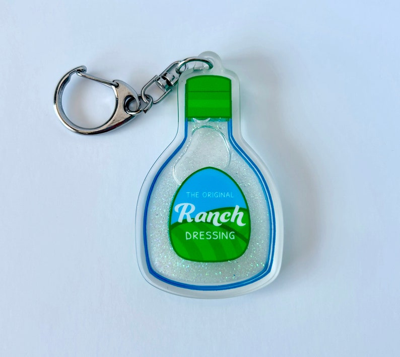 Ranch Bottle Keychain - Etsy