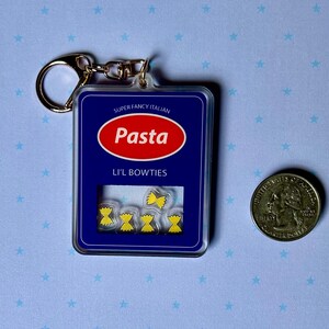 Bowtie Pasta Shaker Keychain - Etsy