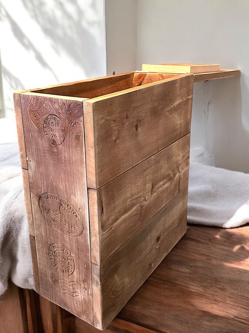 Rustic Storage Box - Etsy