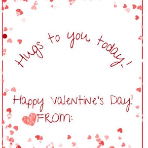 Printable Valentine's Day Cards, Classroom Valentine's Day Cards for ...