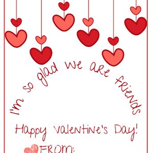 Printable Valentine's Day Cards, Classroom Valentine's Day Cards for ...