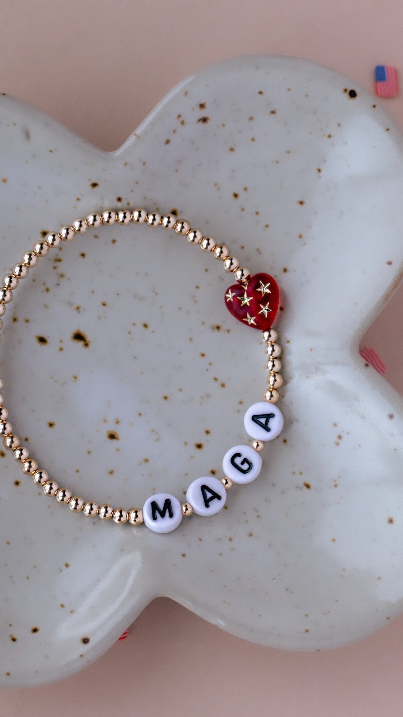 MAGA Bracelet | Make America Great Again | Gold Filled Jewelry ...