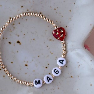 MAGA Bracelet | Make America Great Again | Gold Filled Jewelry ...