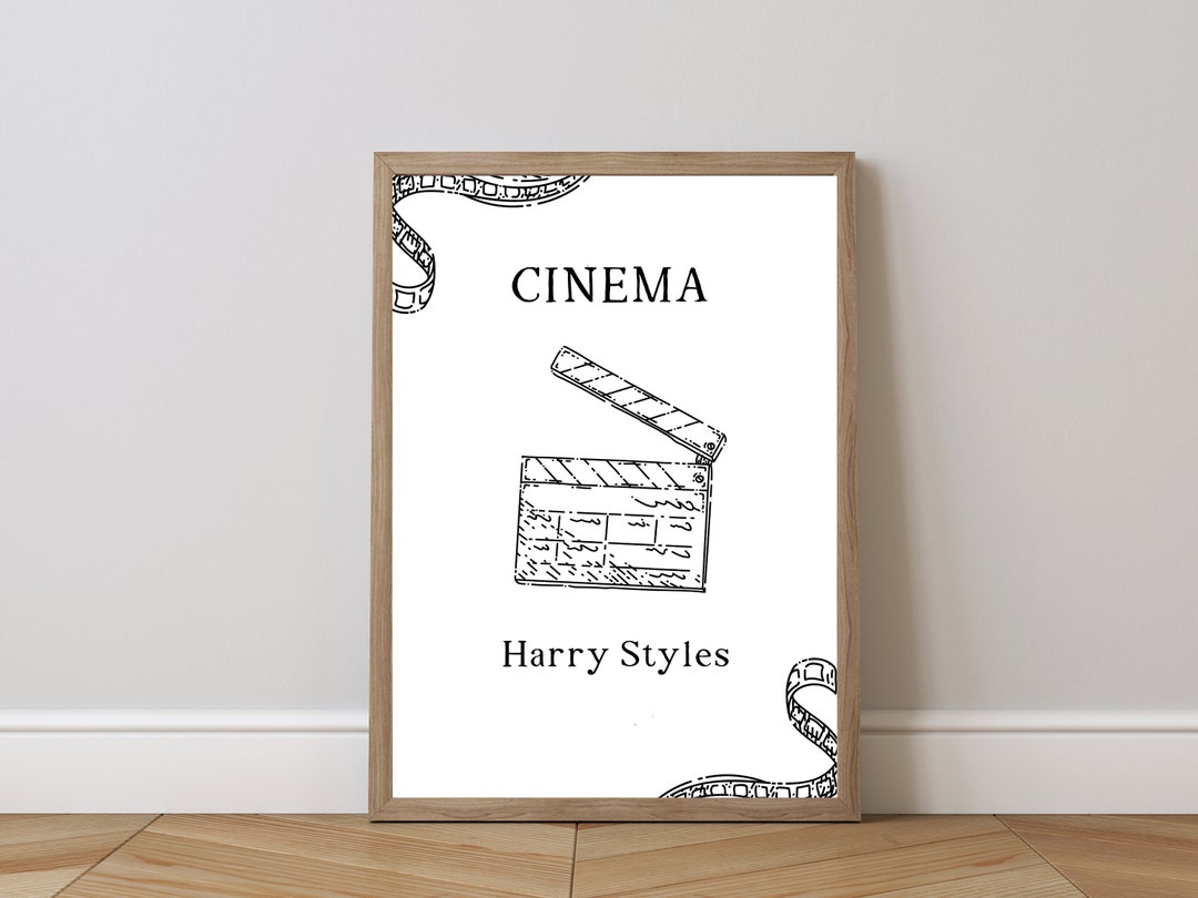 Harry Styles Cinema II Digital Printable Art - Printable Poster ...