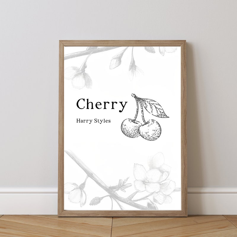 Harry Styles Cherry - Etsy