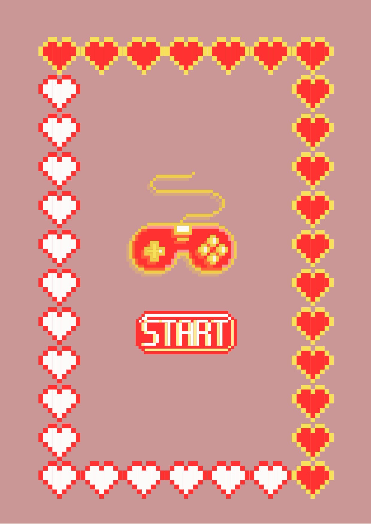 Printable Gamer Card, Greeting Card, Pixel Gaming Card, Digital ...