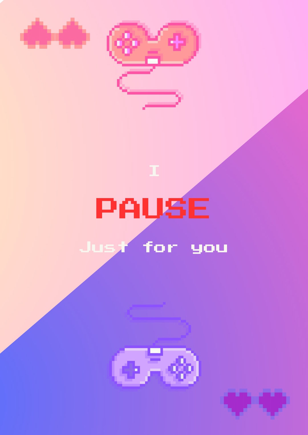 Printable Gamer Card, Greeting Card, Pixel Gaming Card, Digital ...