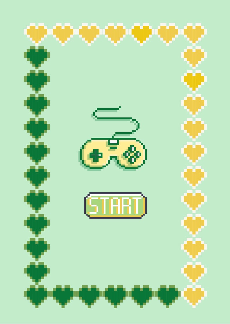 Printable Gamer Card, Greeting Card, Pixel Gaming Card, Digital ...