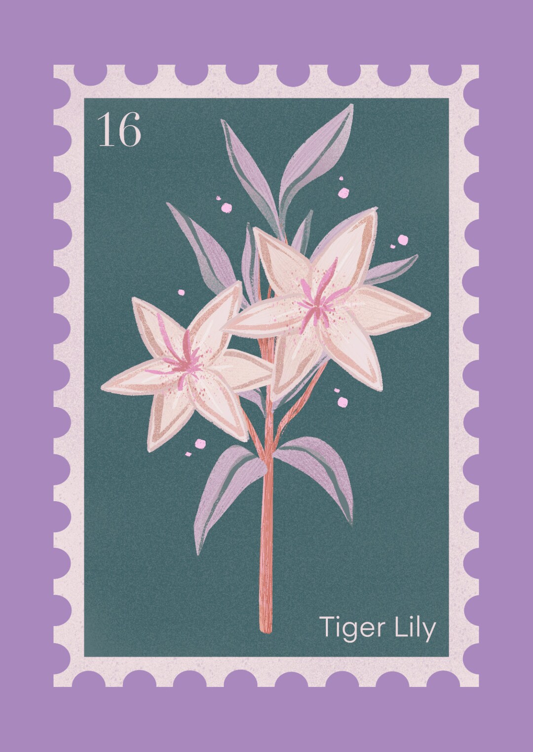 Printable Flower Stamp Cards, Greeting Card, Digital Download, 5X7 - Etsy