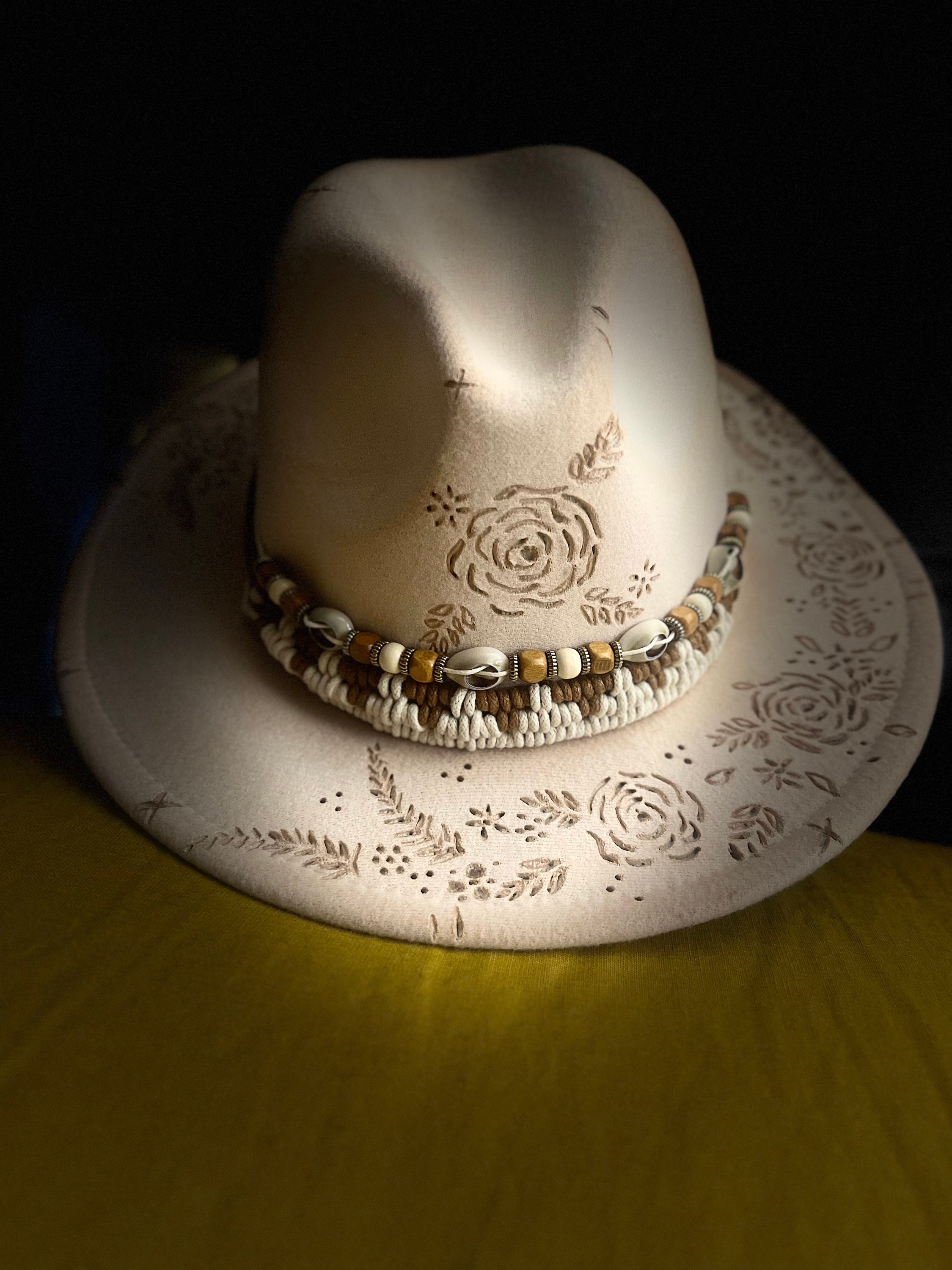 Hand Burned Custom Felt Hats - Etsy